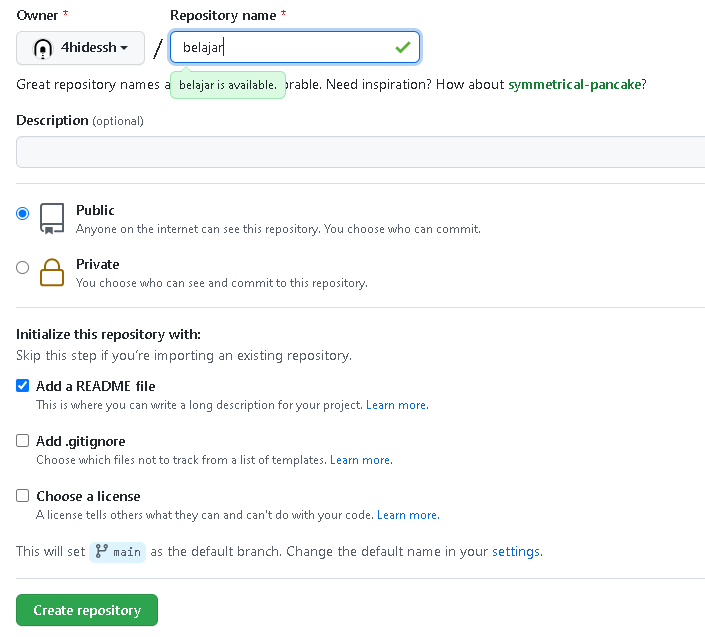 Cara Membuat Repository Baru Di Github - HideSSH Cara Membuat Repository Baru Di Github - HideSSH